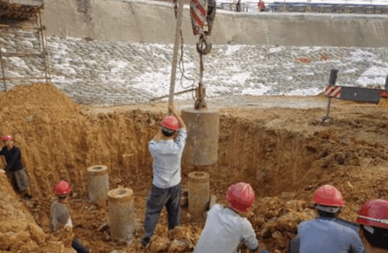 Pile Foundation and Retaining Wall Construction Process: A ...